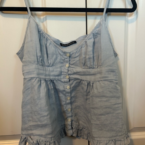 Brandy Melville | Tops | Brandy Melville Light Blue Tiffany Tank | Poshmark